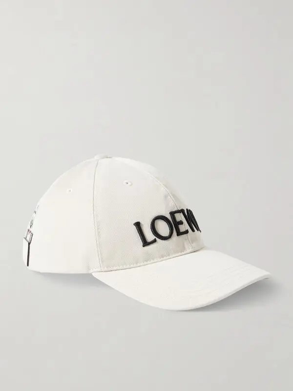 Loewe Louis Wain Embroidered Baseball Cap - Neutrals