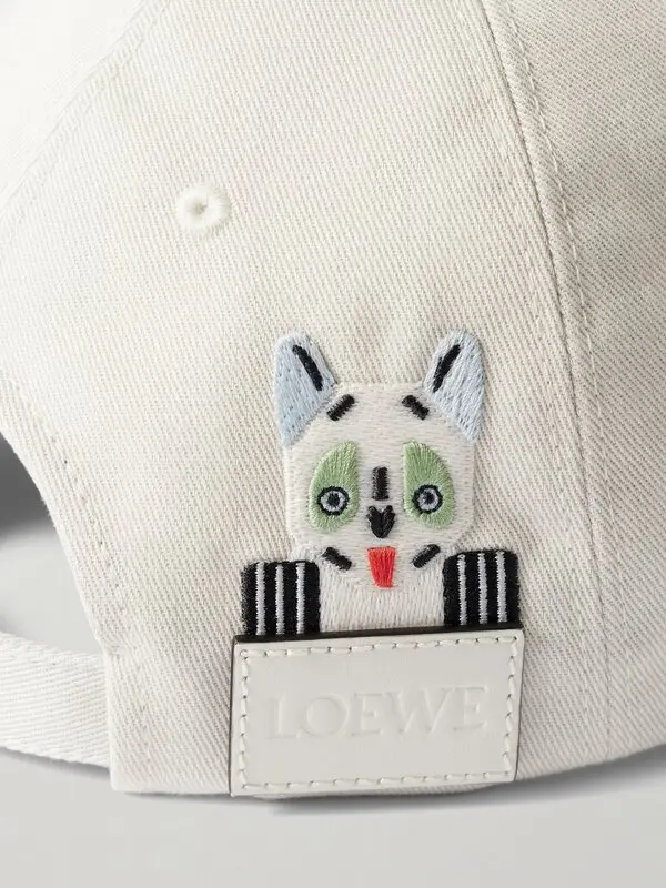 Loewe Louis Wain Embroidered Baseball Cap - Neutrals | Editorialist