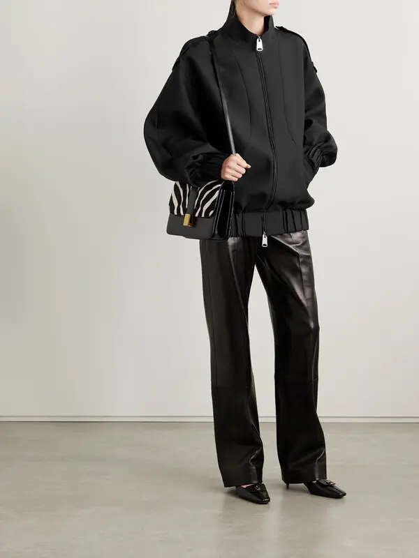 Khaite Sigi Wool And Silk-blend Faille Jacket