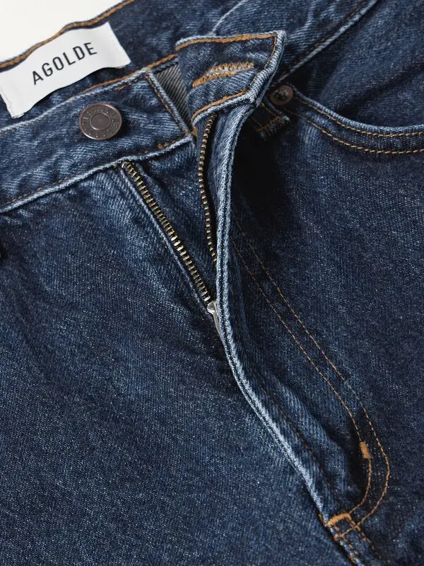 AGOLDE Low Curve Crop High-rise Wide-leg Jeans