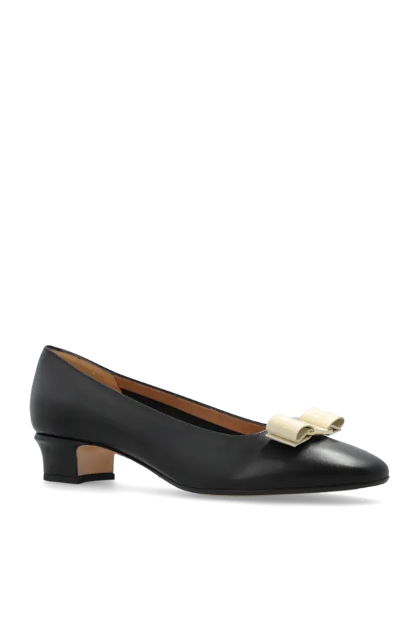 FERRAGAMO Heeled Vara Pumps - Black