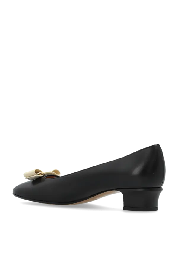 FERRAGAMO Heeled Vara Pumps - Black