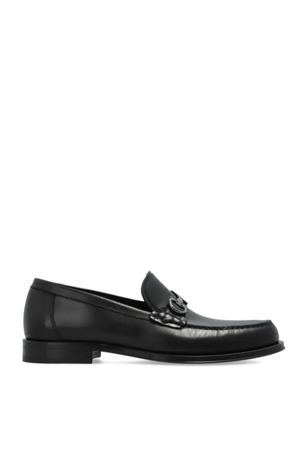 FERRAGAMO Teatro Loafers - Black