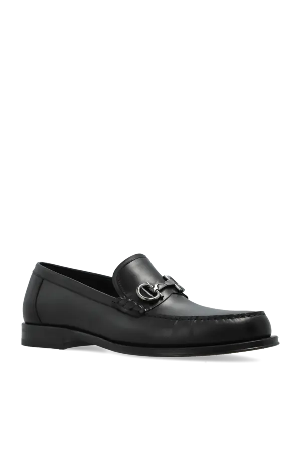 FERRAGAMO Teatro Loafers - Black
