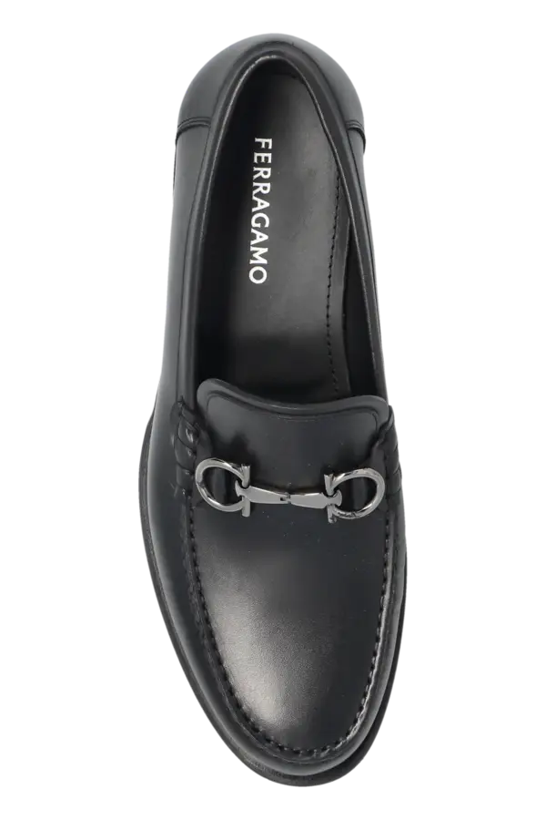 FERRAGAMO Teatro Loafers - Black