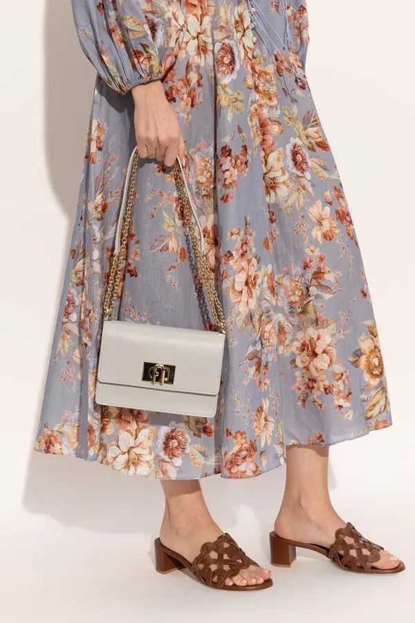 Furla 1927 Mini Shoulder Bag - Grey