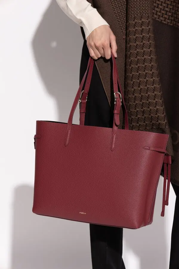 Furla Ava Large Shopper Bag - Red