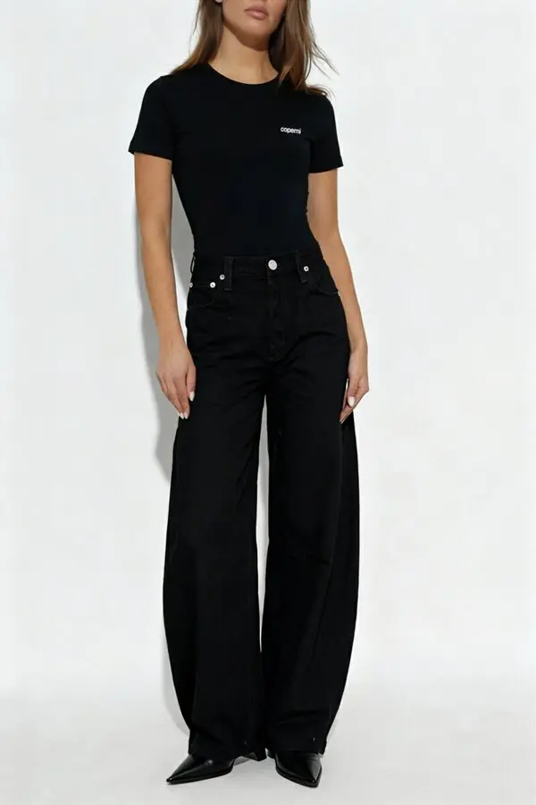Coperni Logo Fitted T-shirt - Black