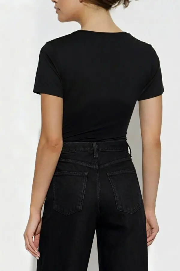 Coperni Logo Fitted T-shirt - Black