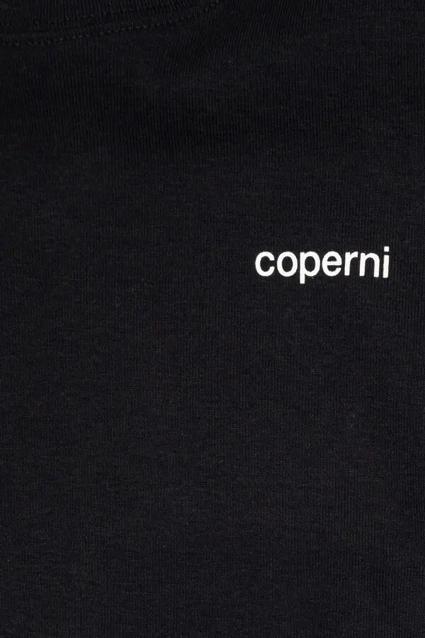 Coperni Logo Fitted T-shirt - Black