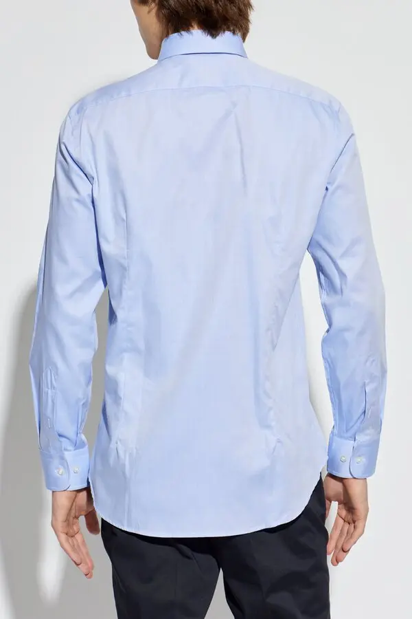 Etro Shirt With Logo - Light Blue