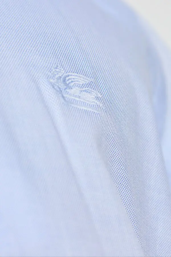 Etro Shirt With Logo - Light Blue