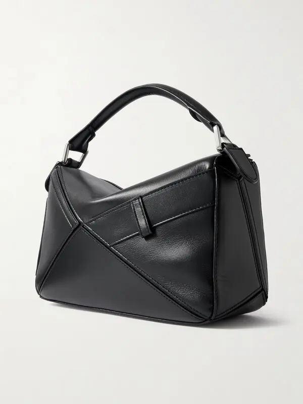 Loewe Puzzle Panta Small Shoulder Bag - Black
