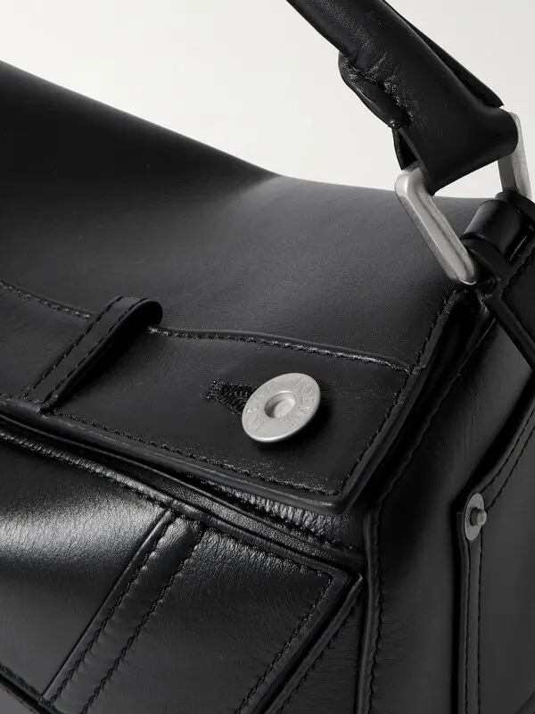 Loewe Puzzle Panta Small Shoulder Bag - Black