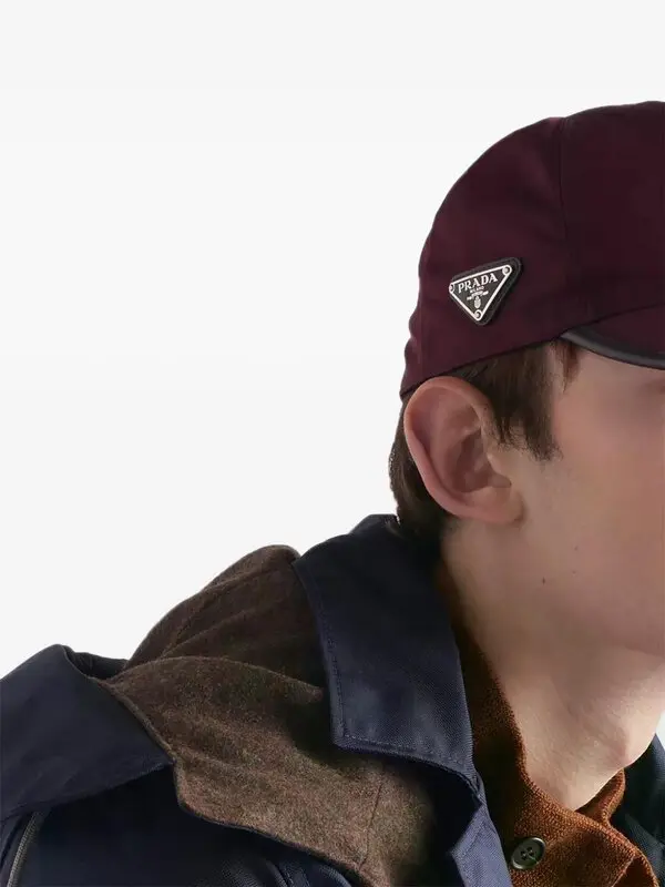 Prada Speedrock Re-nylon Baseball Cap - Red