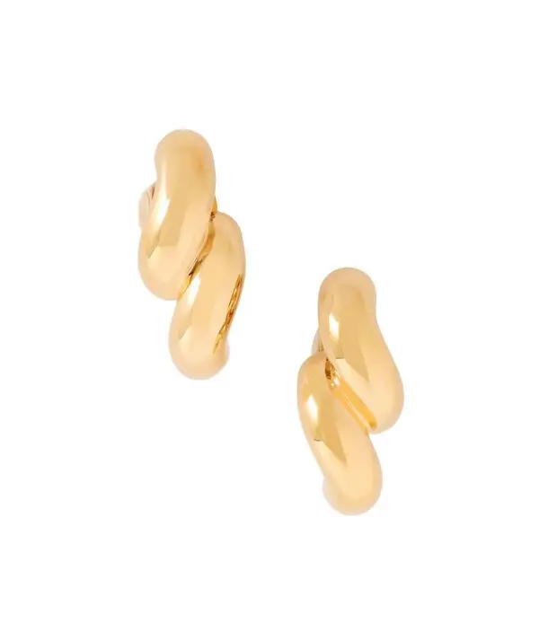 Alaïa Tone Clip Earrings - Gold