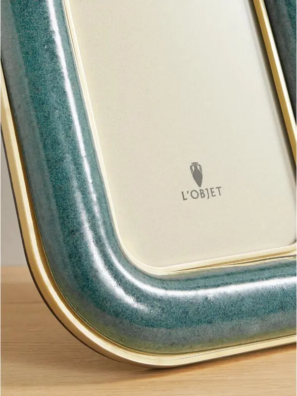 L'Objet Rue Jacob 5x7" Picture Frame - Blue