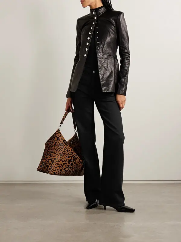 Citizens Of Humanity Annina High-rise Wide-leg Jeans - Black