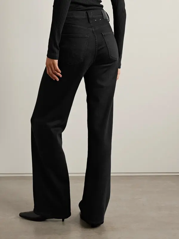 Citizens Of Humanity Annina High-rise Wide-leg Jeans - Black