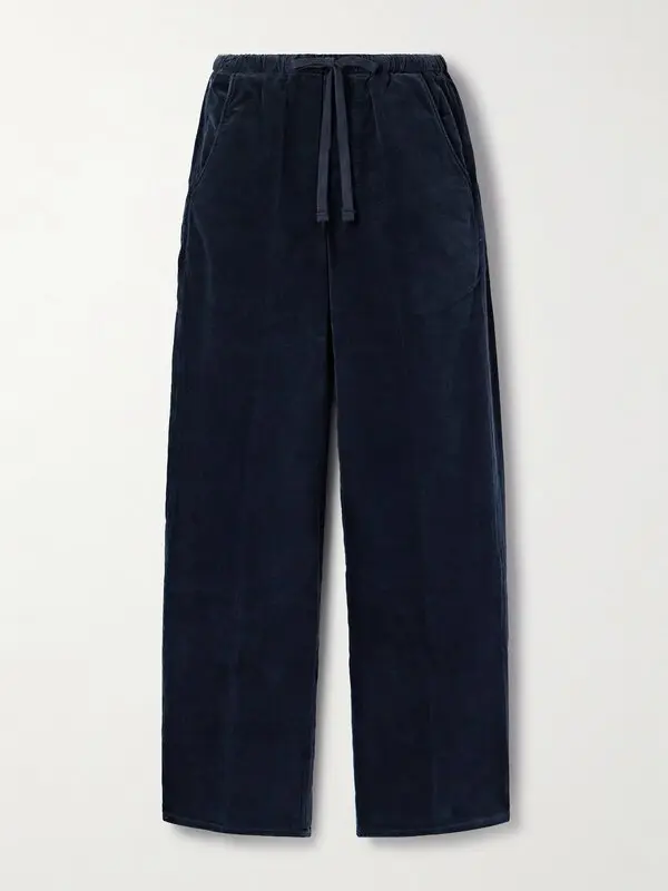 Citizens Of Humanity Aurora Cotton-blend Corduroy Wide-leg Pants - Blue