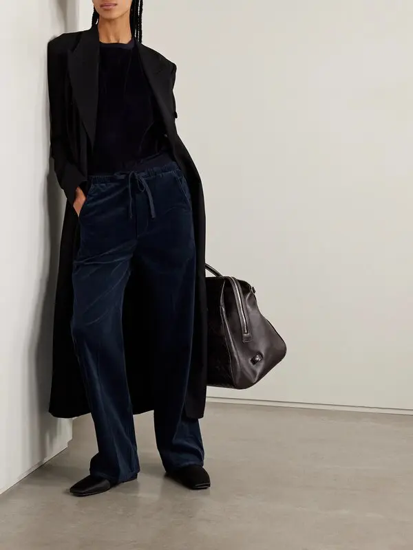 Citizens Of Humanity Aurora Cotton-blend Corduroy Wide-leg Pants - Blue