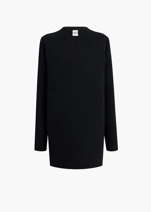 Khaite Aleena Mini Dress - Black
