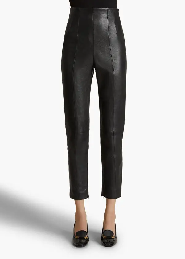 Khaite Lenn Leather Pant
