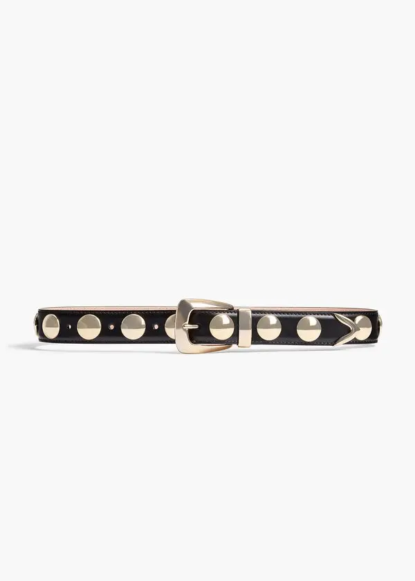 Khaite Benny Studded Belt - Black