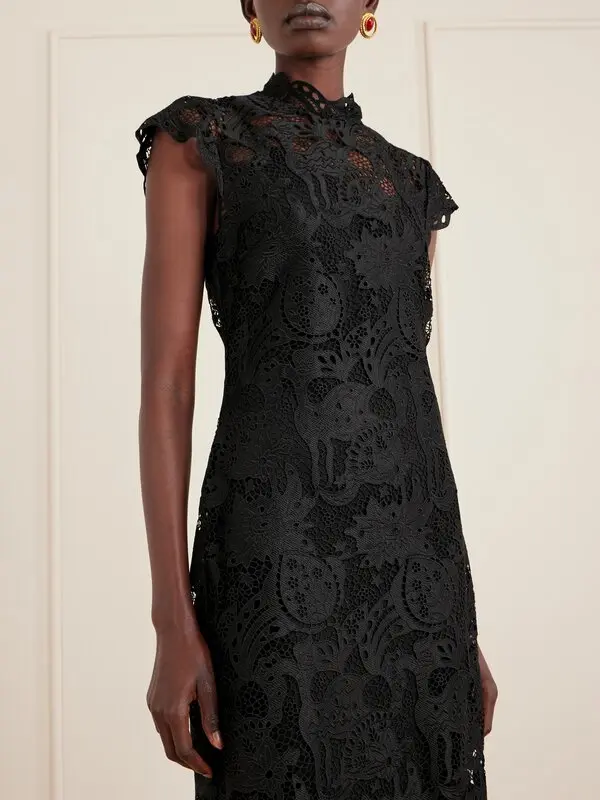 style white lace dress WHITE LACE DRESS WITH LONG SLEEVES main image 1