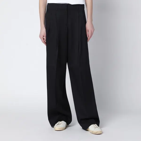GOLDEN GOOSE Wide Leg Wool Trousers