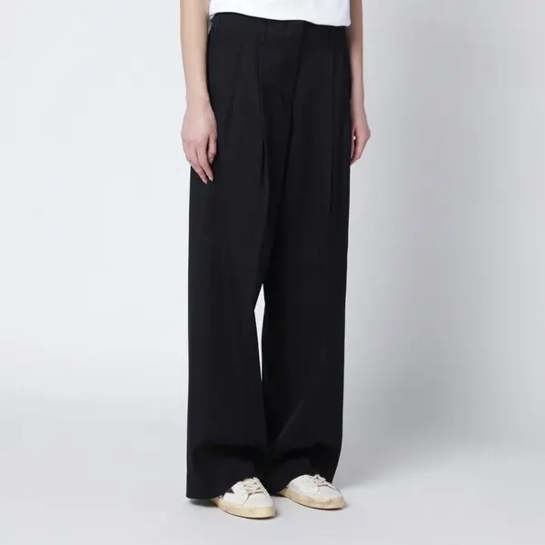 GOLDEN GOOSE Wide Leg Wool Trousers