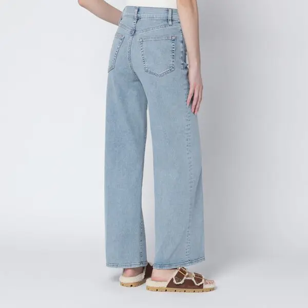 FRAME Le Slim Palazzo Jeans - Light Blue