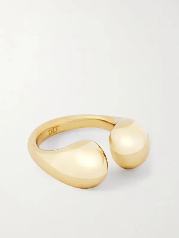 Dinosaur Designs Sprout Tone Ring - Gold