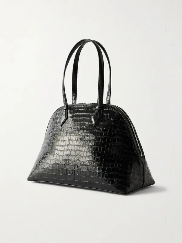 A.emery Harnick Croc-effect Leather Shoulder Bag