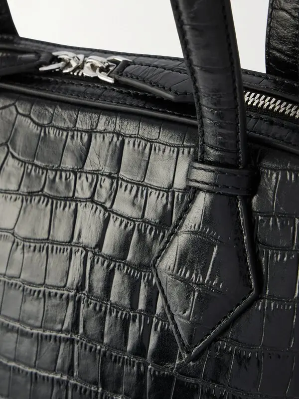 A.emery Harnick Croc-effect Leather Shoulder Bag