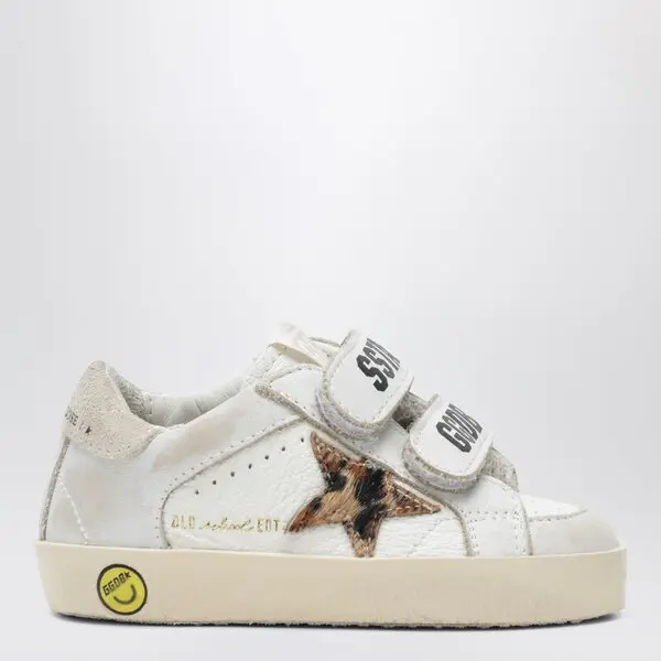 GOLDEN GOOSE Old School Leather Sneakers - White