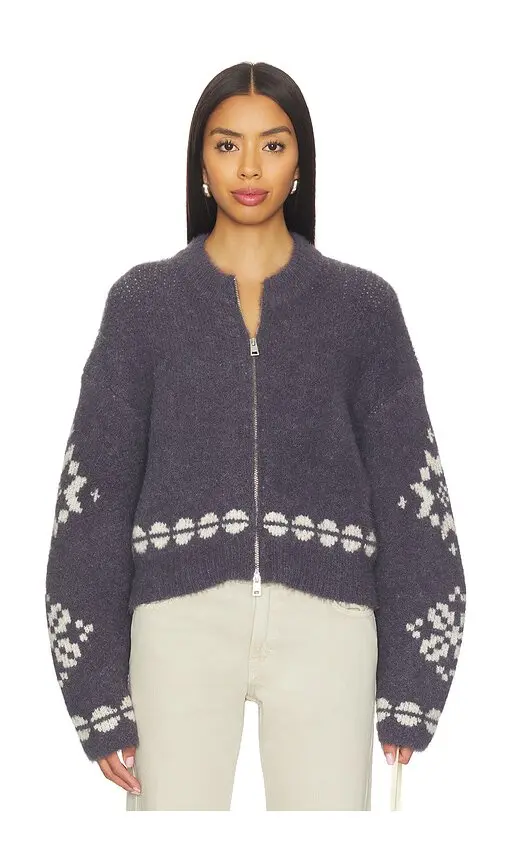 L*Space Cosmos Zip Up Sweater