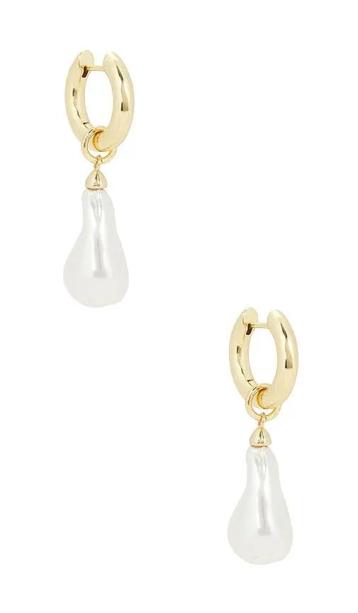 Baublebar Teagan Pearl Statement Earrings - Ivory