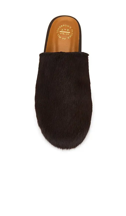 ATP ATELIER Forcola Leather And Calf Hair Slip-on