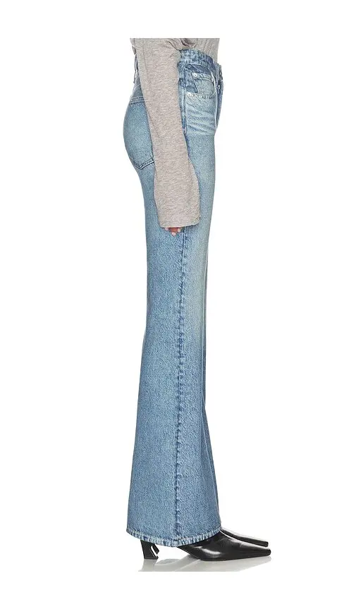 Rag & Bone Miramar Ponte Dahlia Full Length Jeans - Blue