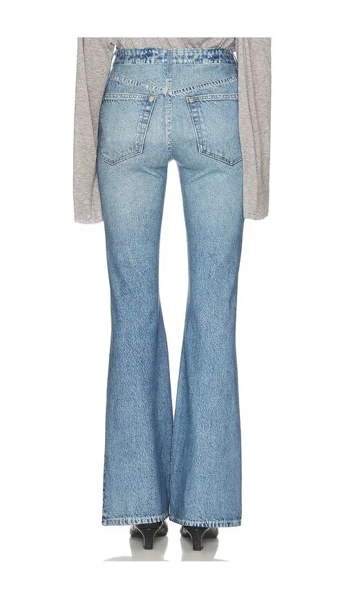 Rag & Bone Miramar Ponte Dahlia Full Length Jeans - Blue