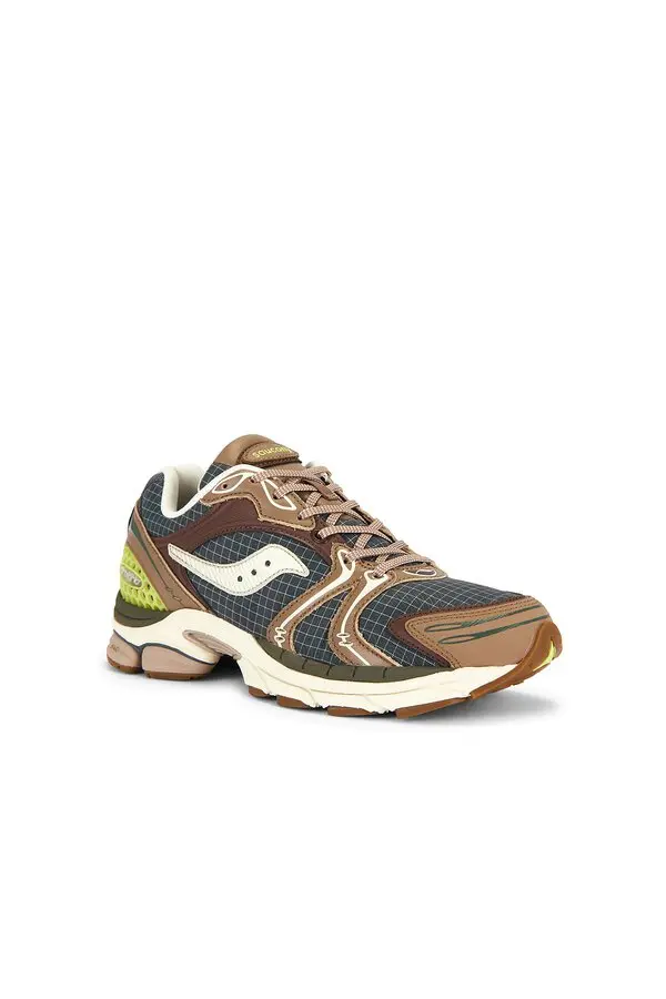 Saucony Progrid Triumph 4 Sneakers - Carbon & Taupe
