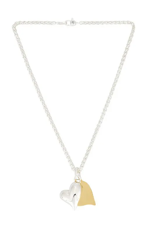 Jenny Bird Twin Heart Pendant Necklace - Multi