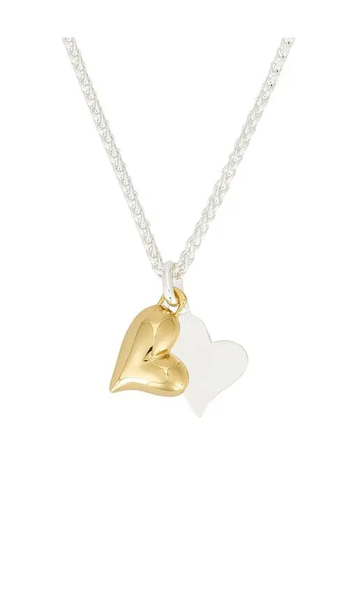 Jenny Bird Twin Heart Pendant Necklace