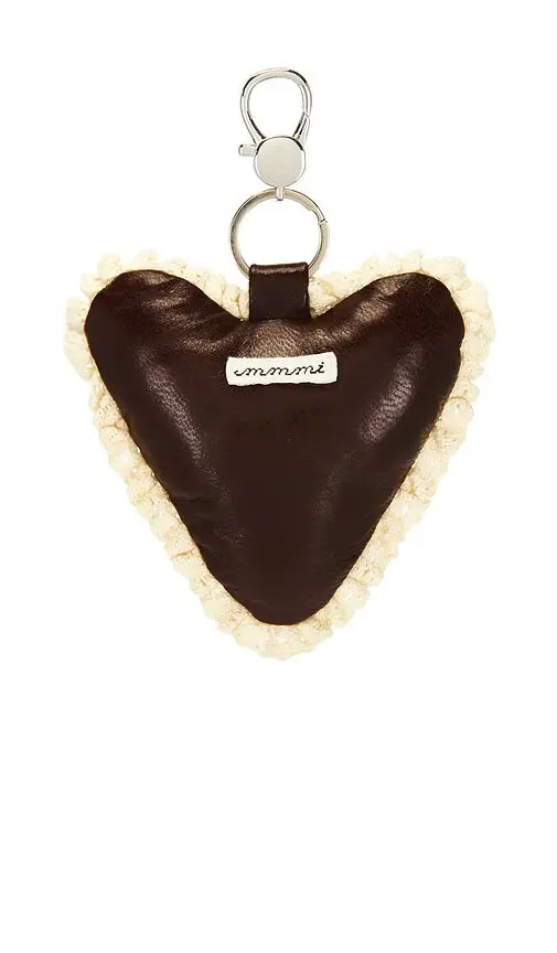 MY MUM MADE IT Rosette Heart Keychain
