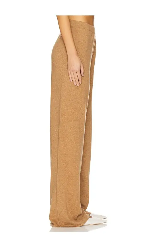 Guest In Residence 100% Cashmere Wide Leg Pants - Brown