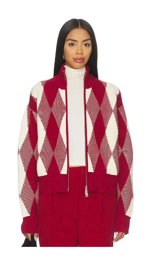 Varley Karina Jacquard Knit Jacket