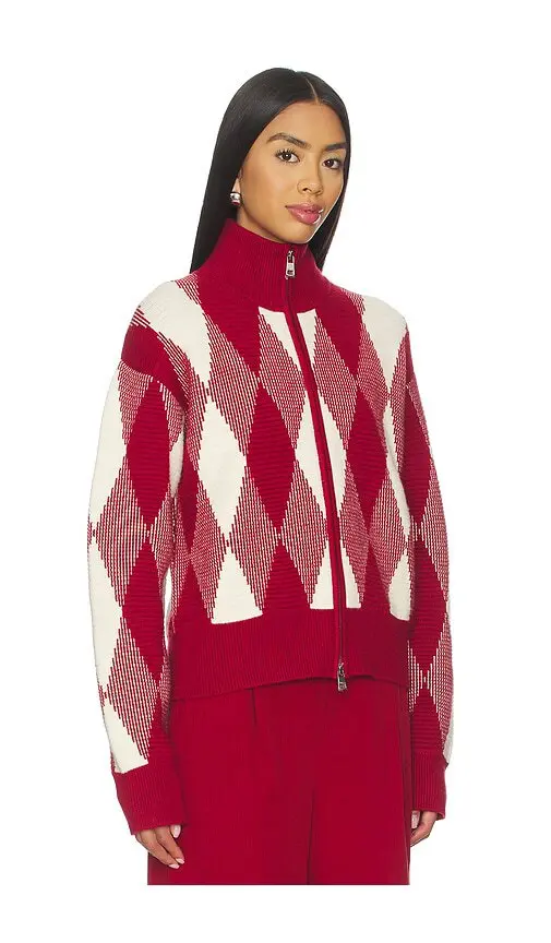 Varley Karina Jacquard Knit Jacket