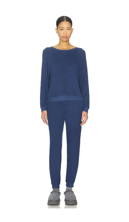 Eberjey Cozy Time Crew Neck Pullover