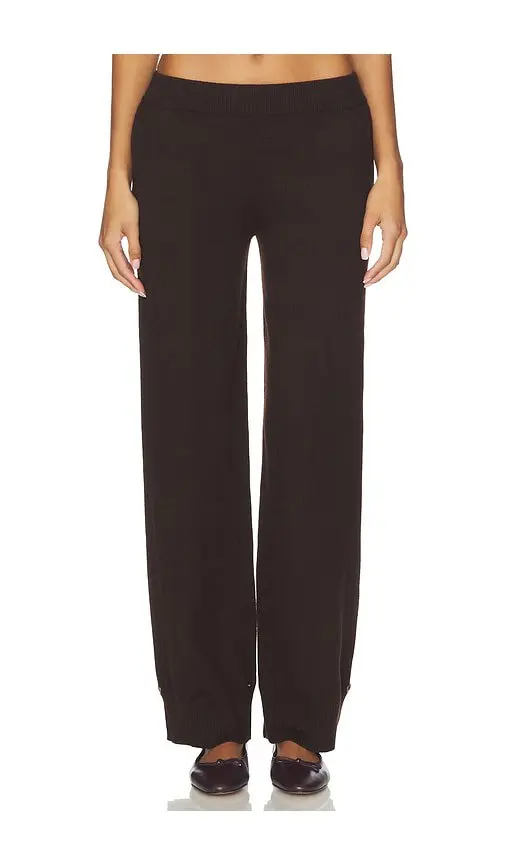 GEEL Celina Knit Pant - Chocolate